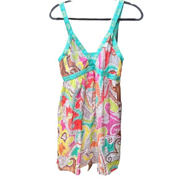 Milly | Dresses | Vintage Milly Printed Bright Paisley Dress | Poshmark